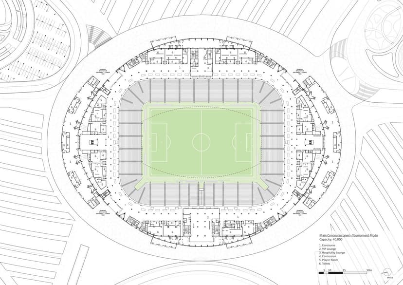Al Janoub Stadium - Danish Architecture Center - DAC
